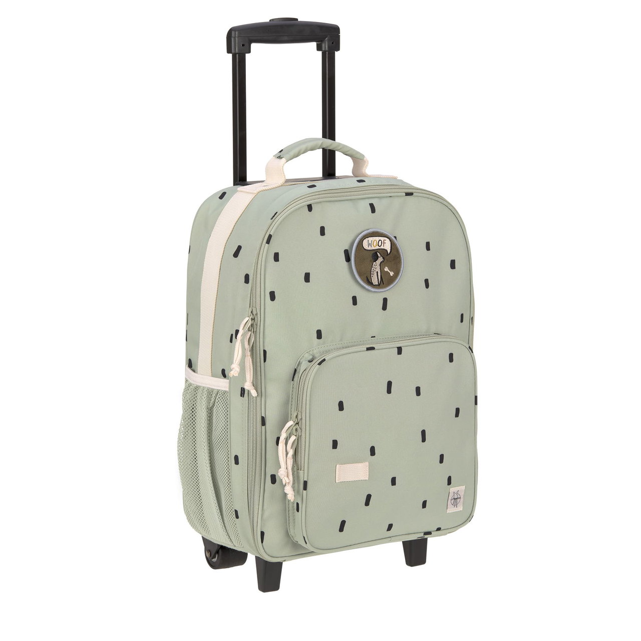Kinderkoffer - Trolley Happy Prints, Oliv | Lässig