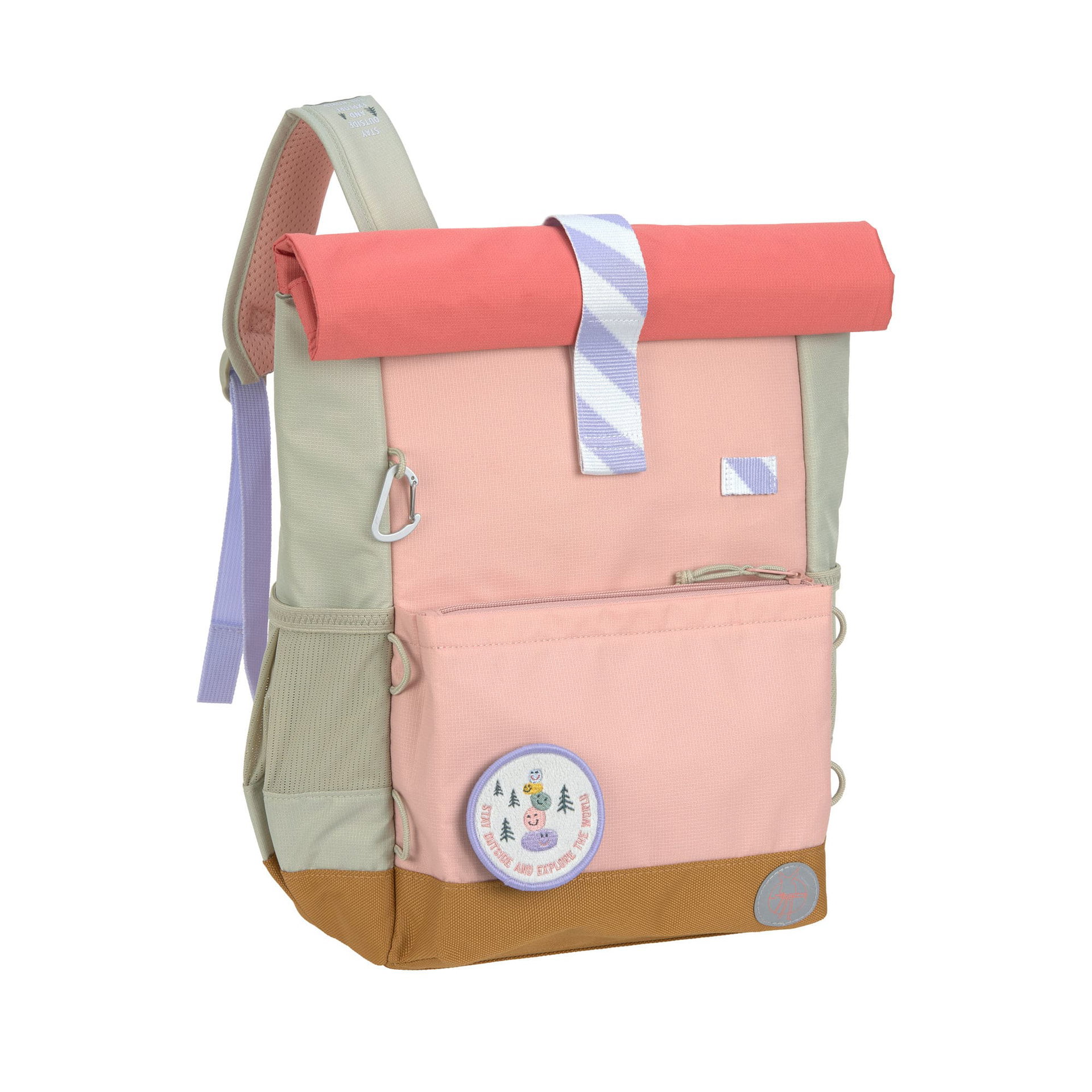 Kinderrucksack Rolltop - Sunny Explorer, Rosa Pink | Lässig