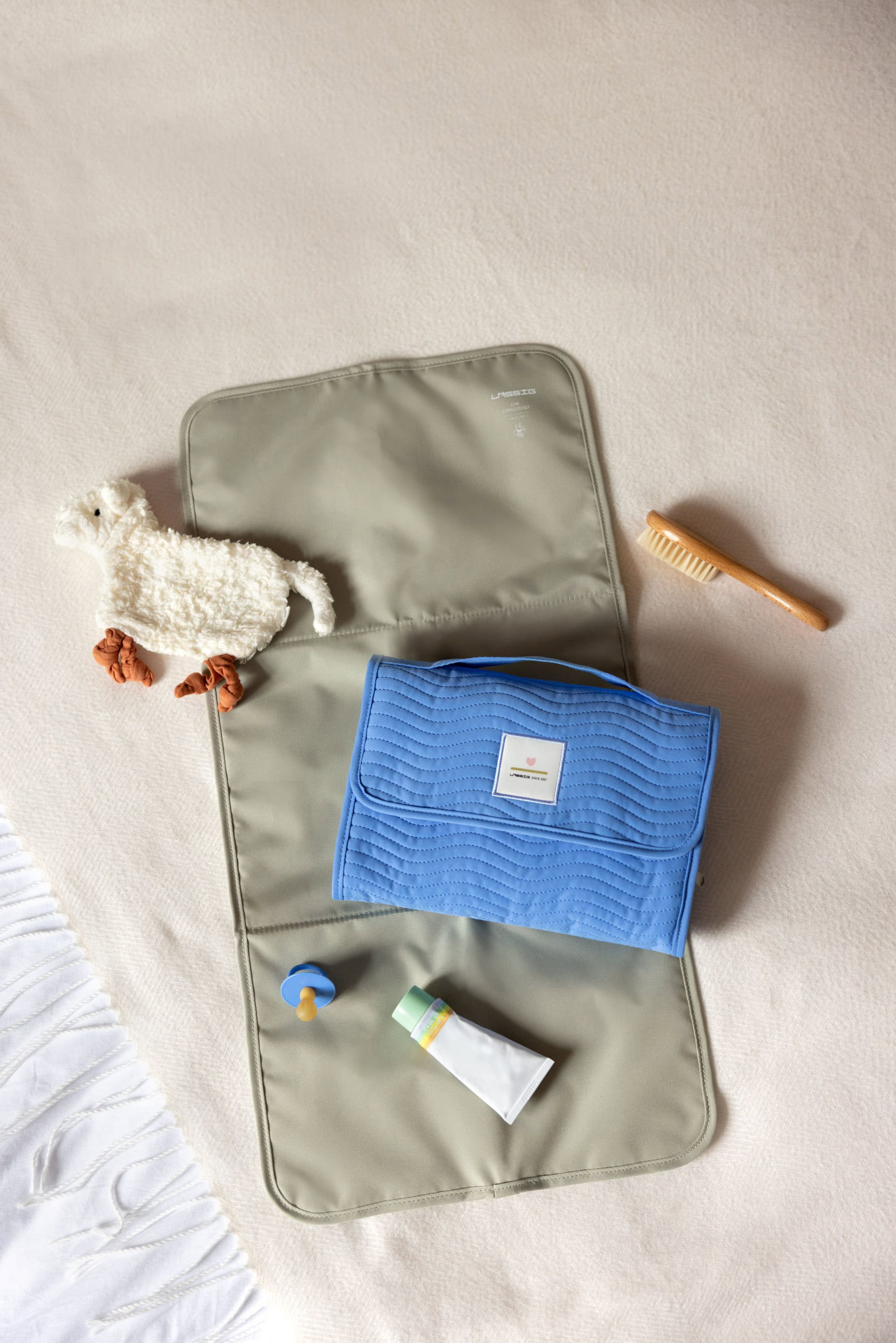 Changing Pouch XL, blue | Lässig