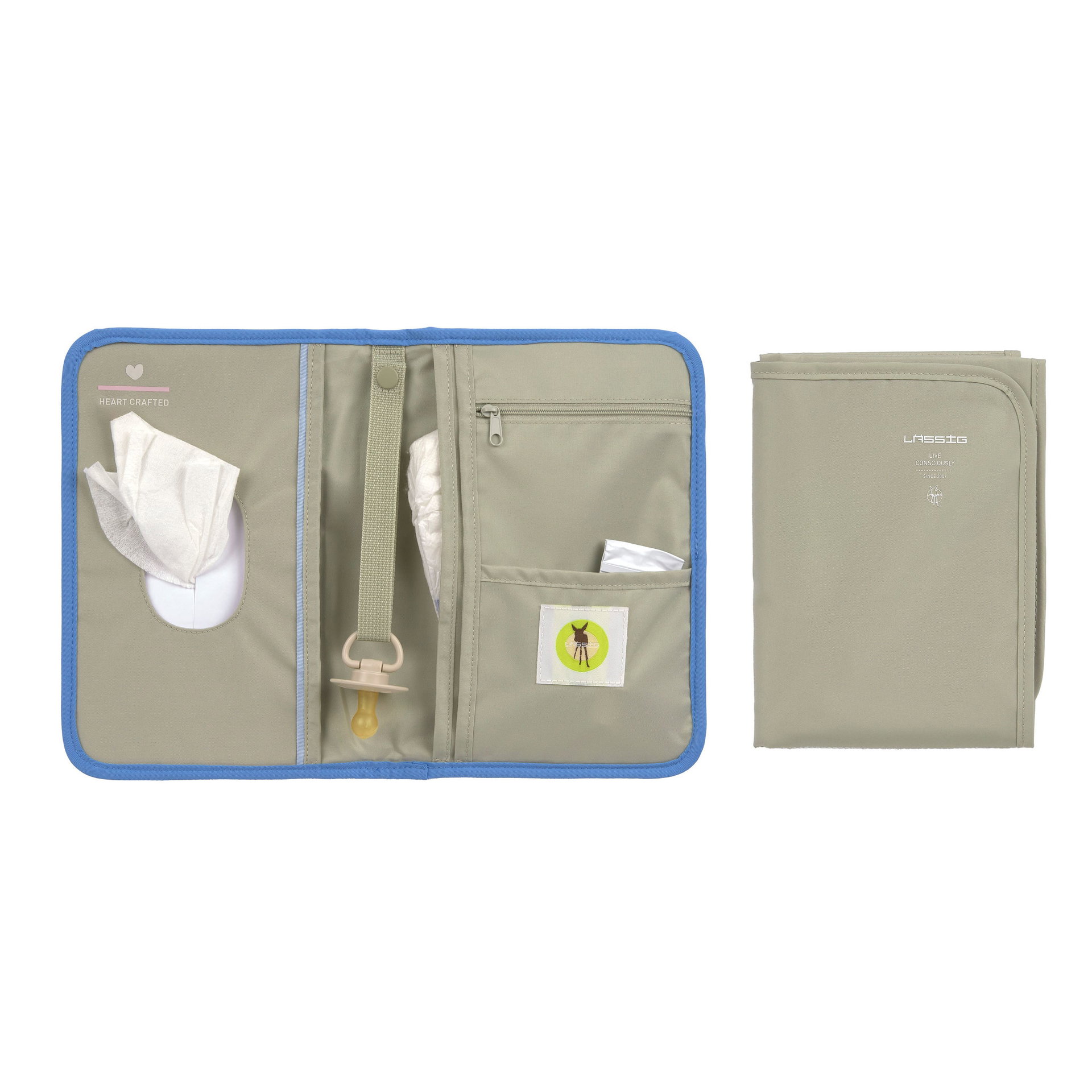 Changing Pouch, blue | Lässig