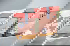 Kinderrucksack Rolltop - Sunny Explorer, Rosa Pink | Lässig