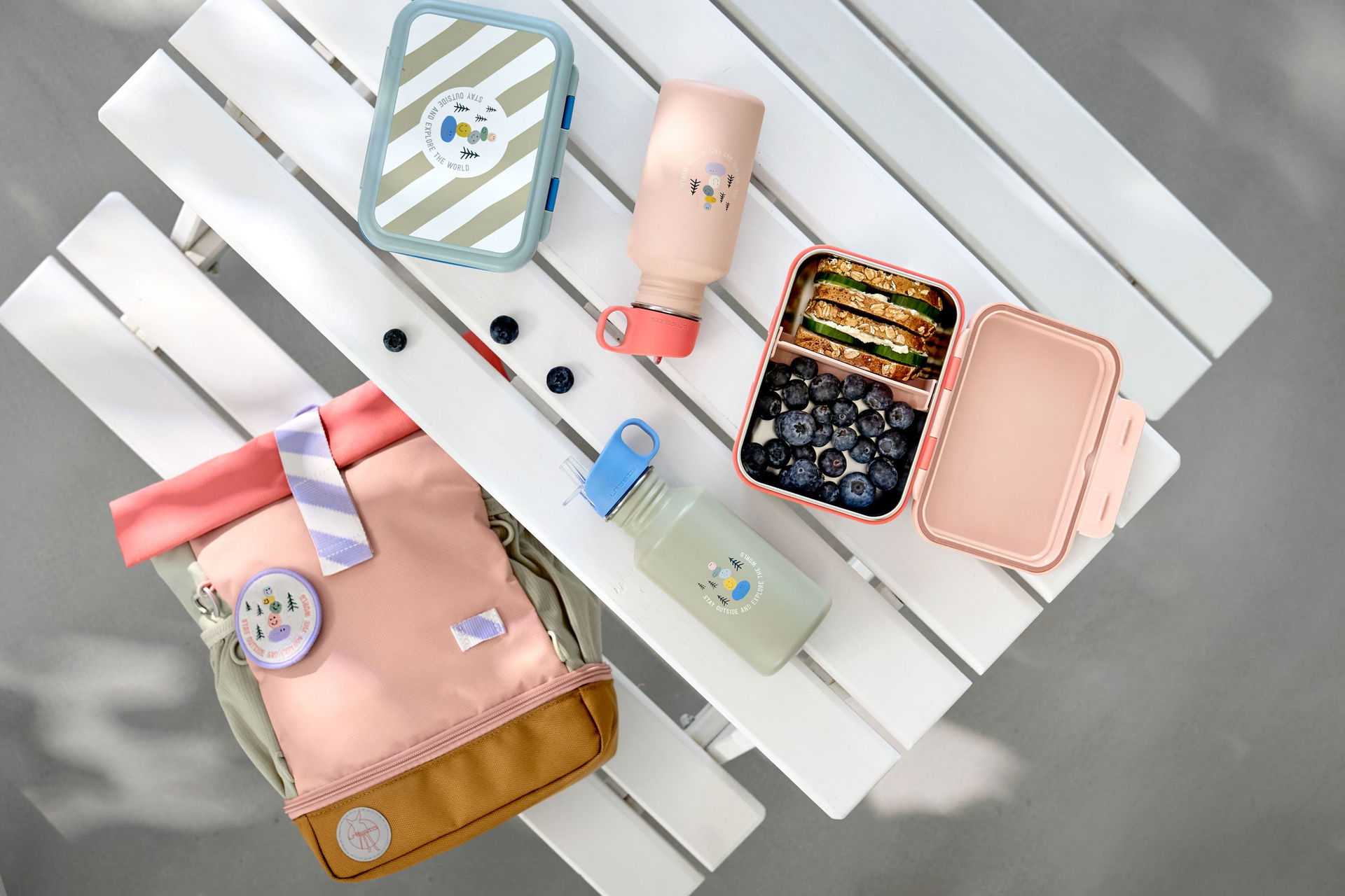 Bottle Stainless Steel - Sunny Explorer, rose pink | Lässig