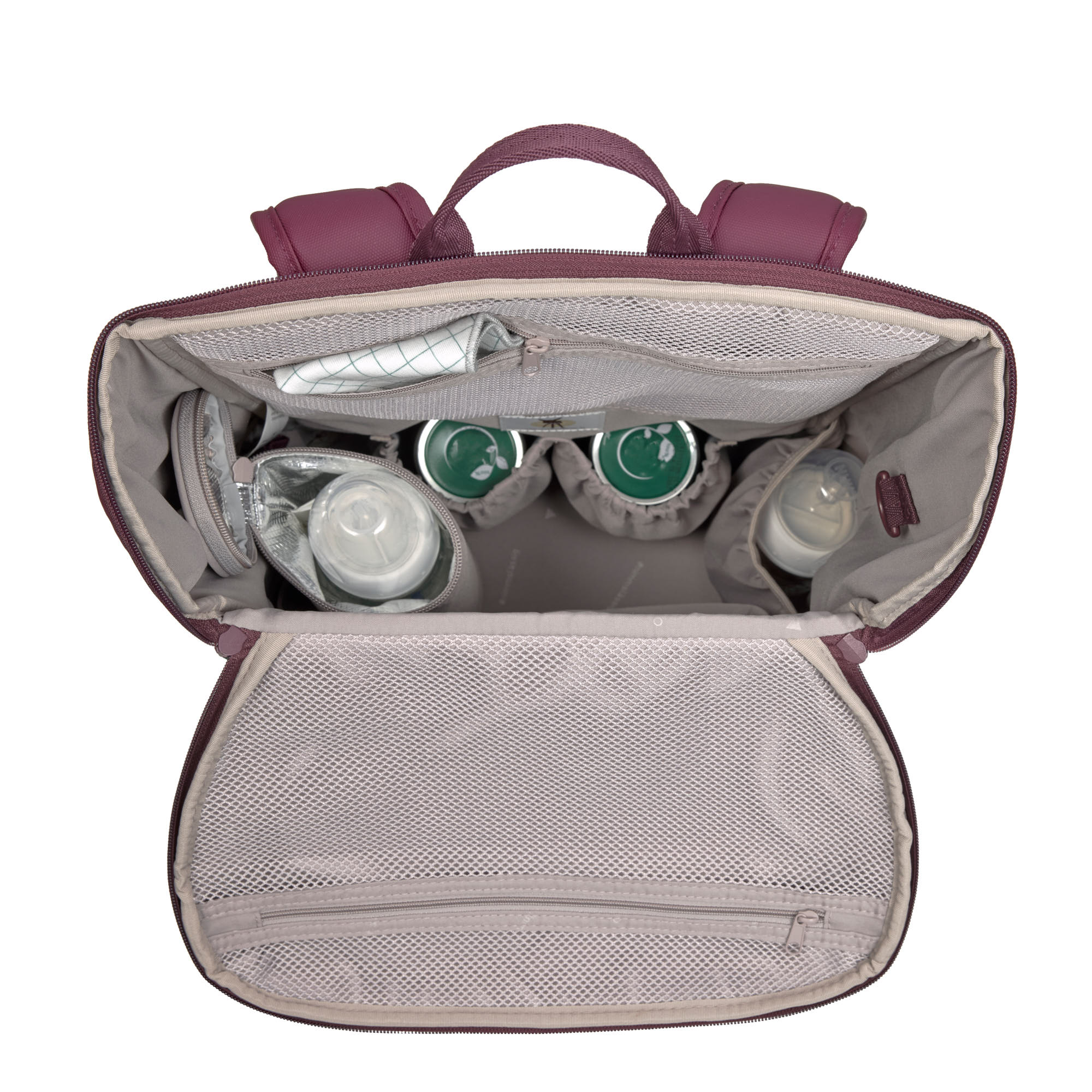 Wickelrucksack - Slender Up Backpack, Tiefrot | Lässig