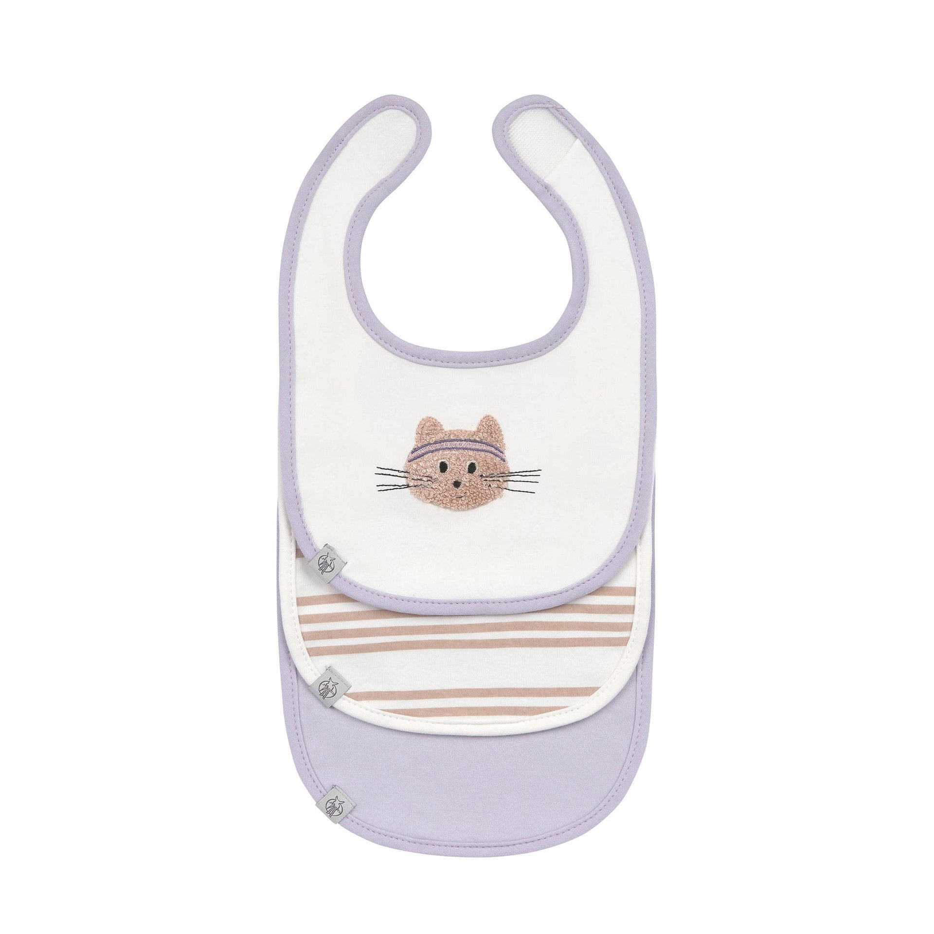 Newborn Bib 3 pcs - Tiny Team, Cat | Lässig