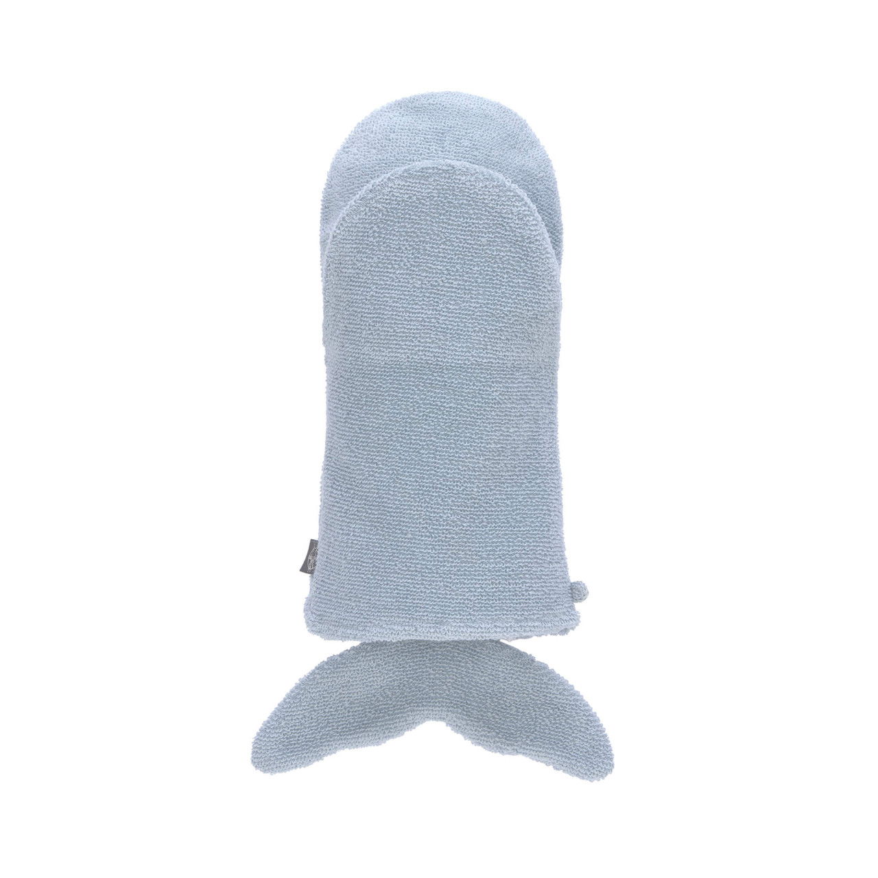 Spiel-Waschhandschuh GOTS, Wal Blau | Lässig