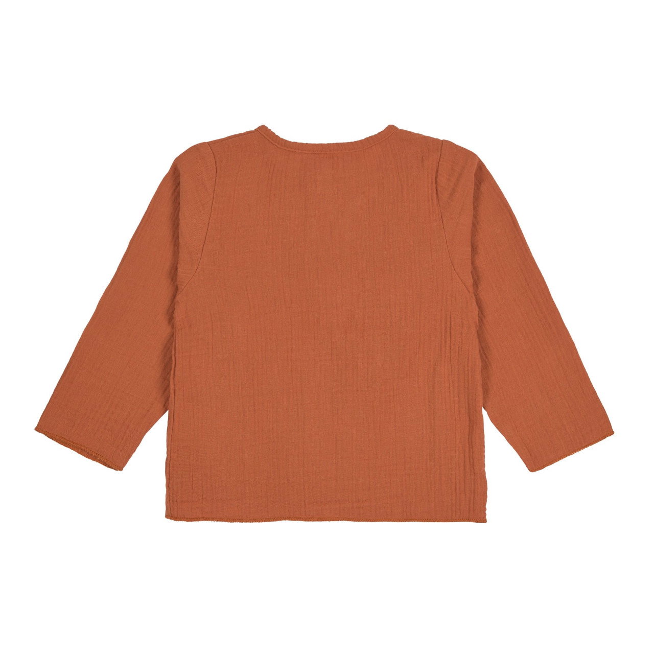 Muslin Long Sleeve Shirt GOTS - Rust | Lässig