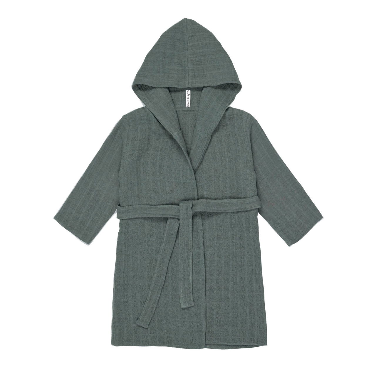 Muslin Bathrobe, petrol green | Lässig