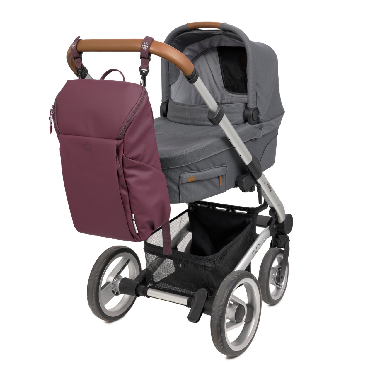 Wickelrucksack - Slender Up Backpack, Tiefrot | Lässig