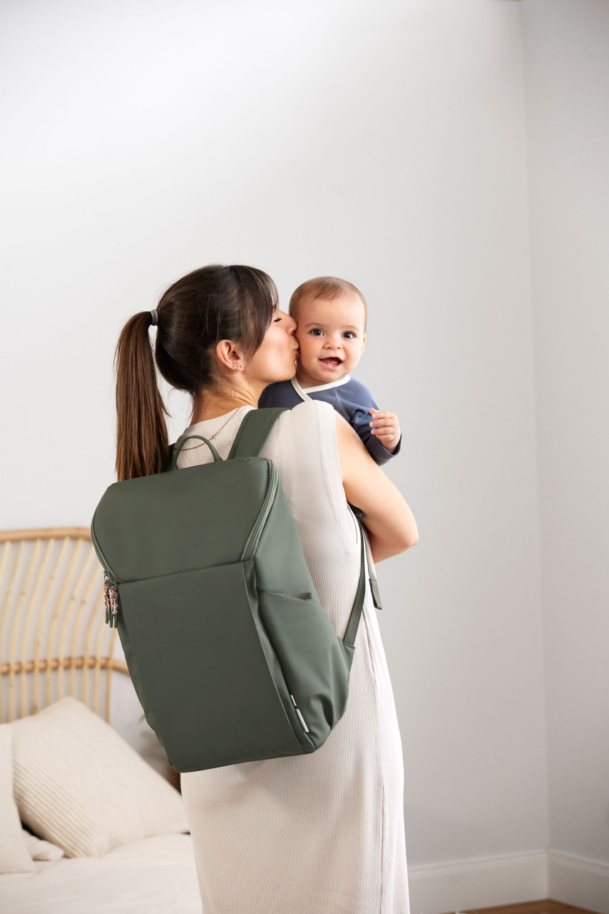 Wickelrucksack - Slender Up Backpack, Oliv | Lässig